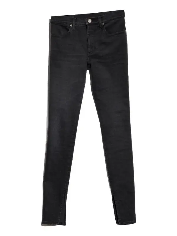 Gucci Washed Denim Skinny Jeans - Black