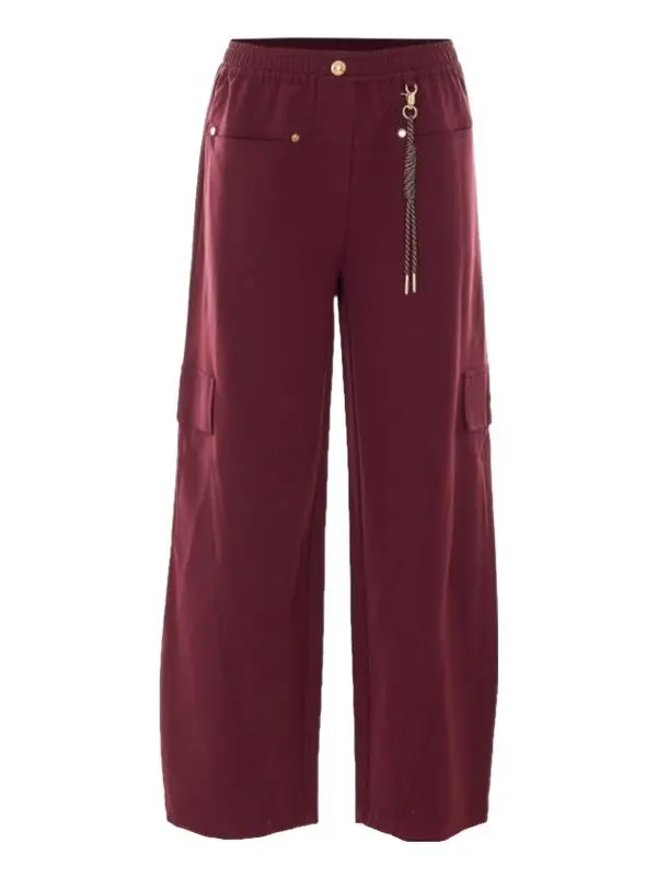 Liu Jo Cargo Track Pants - Red