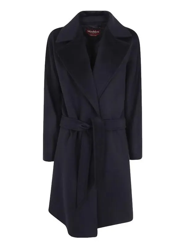 Max Mara Belted Coat - Black