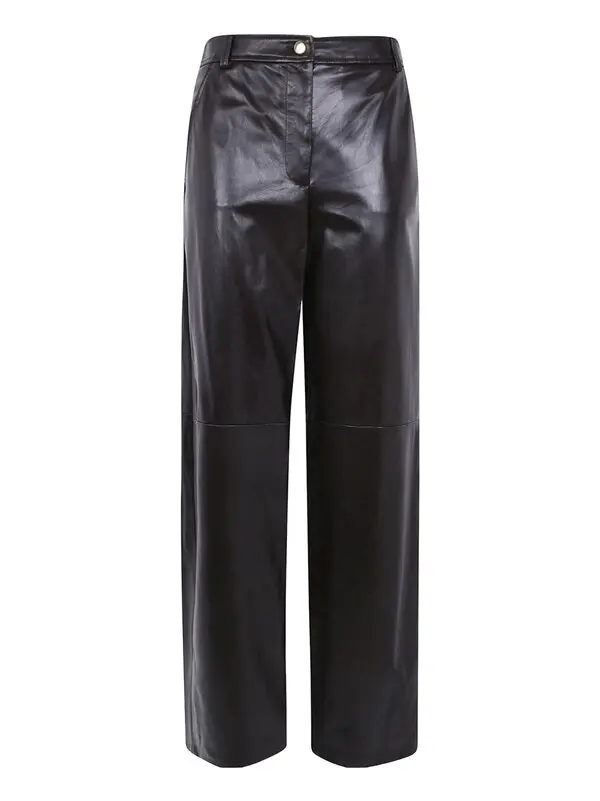 Max Mara Mstlegno Straight Leg Pants - Black