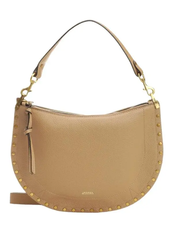 Isabel Marant Étoile Logo Stamp Shoulder Bag - Beige