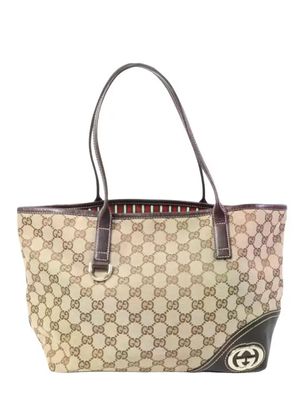 Gucci Gg Canvas Tote Bag - Neutrals