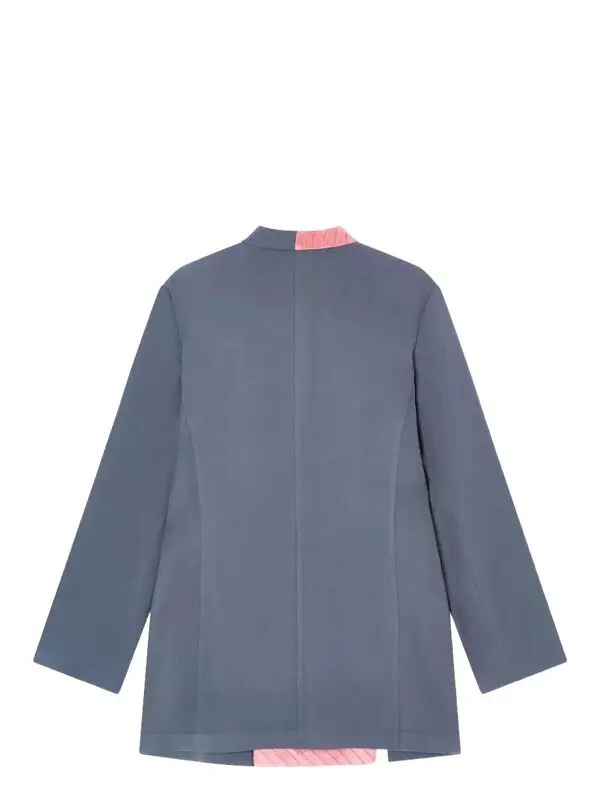 Giorgio Armani Panelled Coat - Grey