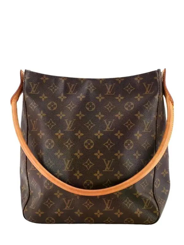 LOUIS VUITTON Monogram Canvas Looping Gm Shoulder Bag - Brown