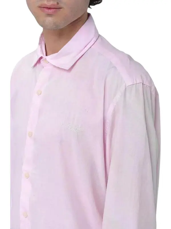 MC2 SAINT BARTH Chemise Embroidered-logo Shirt - Pink