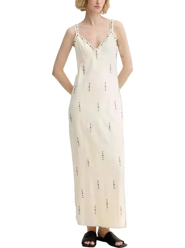 Rag & Bone Aubrey Adjustable-strap Maxi Dress - Neutrals