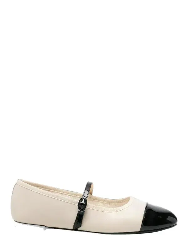 Repetto Georgiana Buckle-fastening Cap Toe Ballet Flats - Neutrals
