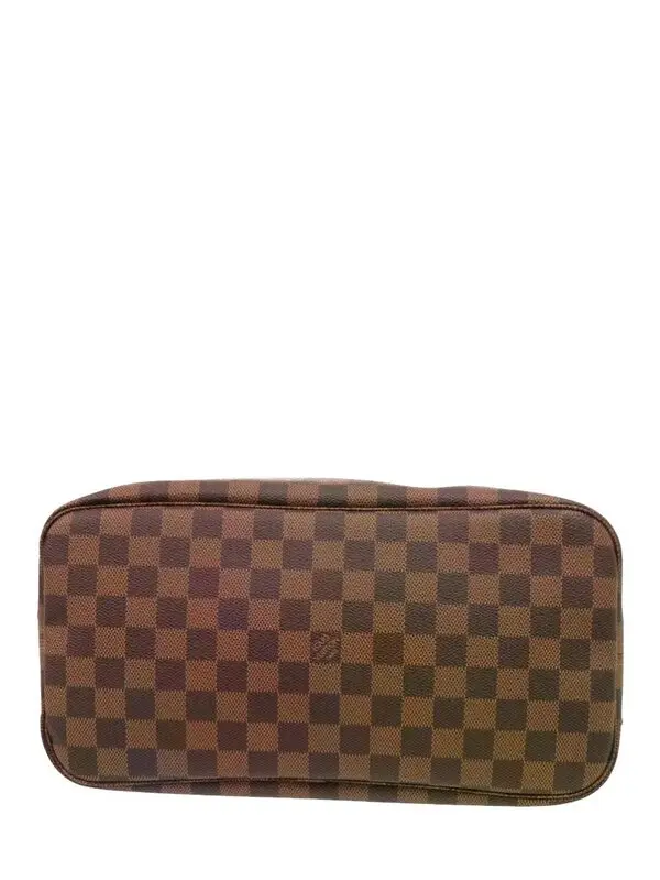 LOUIS VUITTON Damier Ebene Neverfull Mm Tote Bag - Brown
