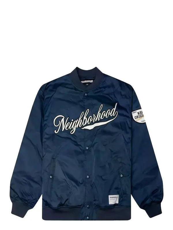 NEIGHBORHOOD Logo Patch Detail Jacket - Blue