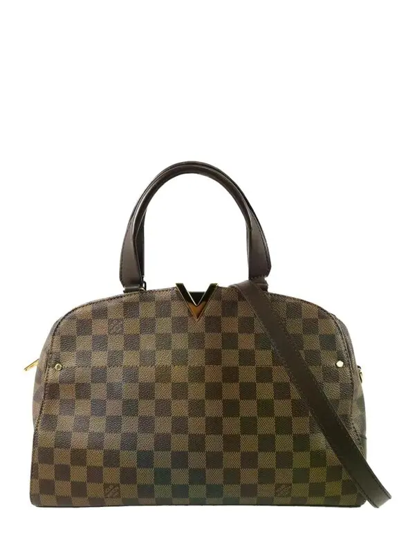 LOUIS VUITTON Kensington Bowling Bag - Brown