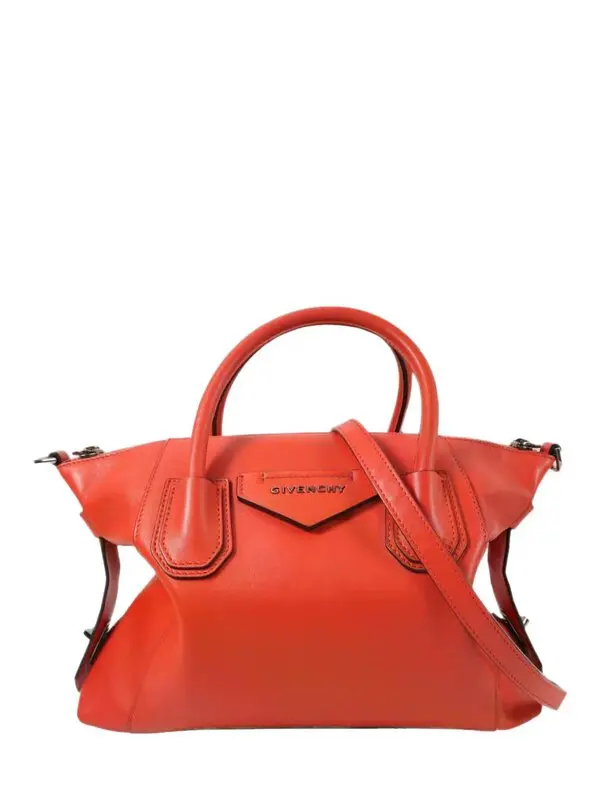 Givenchy Antigona Soft Leather Shoulder Bag - Red