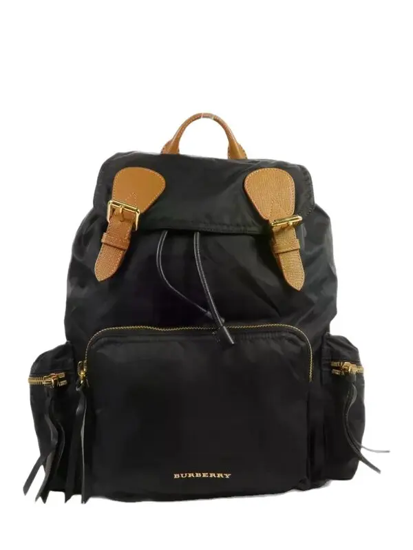 Burberry Diamond Quilted Backpack - Black