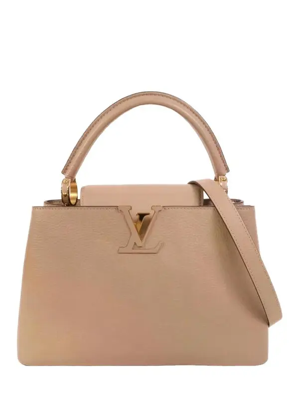 LOUIS VUITTON Capucines Mm Tote Bag - Neutrals
