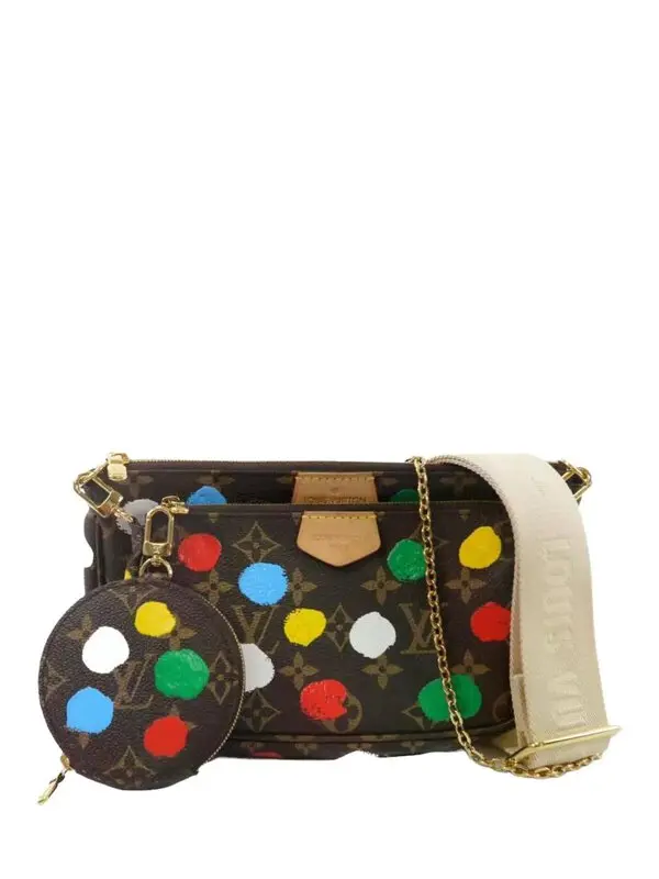 LOUIS VUITTON X Yayoi Kusama 2023 Multi Pochette Monogram Bag - Brown