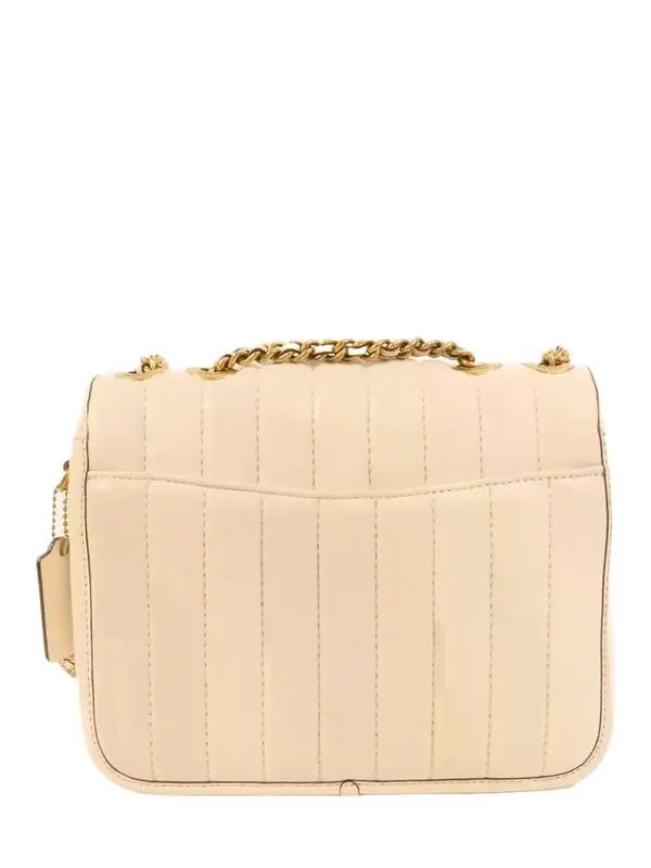 COACH VINTAGE Quilted Turn-lock Shoulder Bag - Neutrals