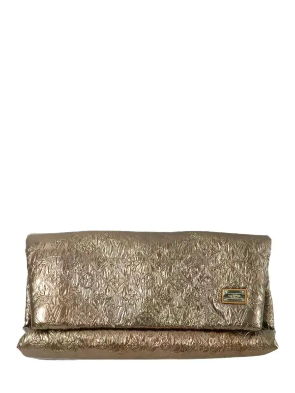 LOUIS VUITTON Argent Limelight Monogram Clutch Bag - Brown