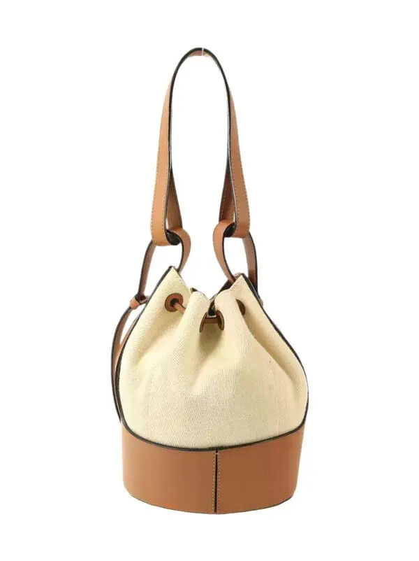 Loewe Balloon Drawstring Bucket Bag - Neutrals