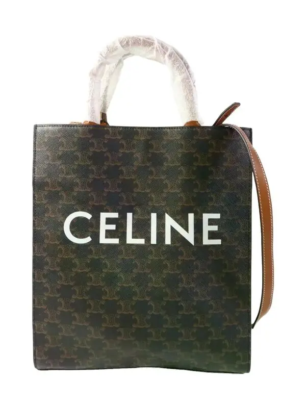 Celine Triomphe Cabas Tote Bag - Brown