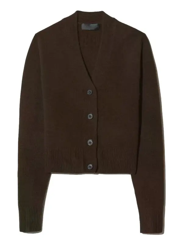 NILI LOTAN Charmaine V-neck Cardigan - Brown
