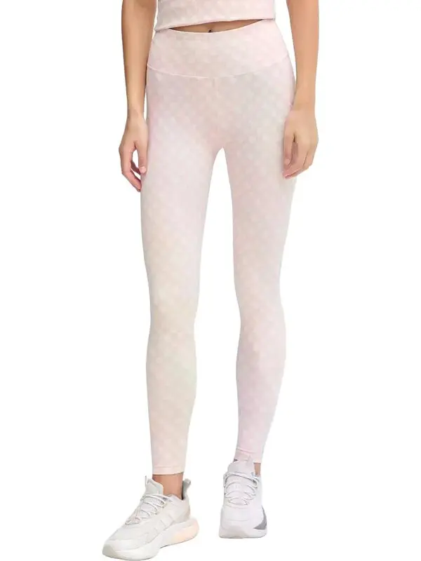 Guess Peony Logo-print Leggings - Pink