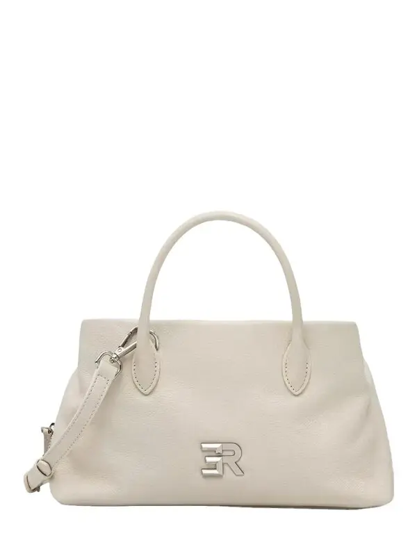 ERMANNO FIRENZE Logo-plaque Tote Bag - Neutrals