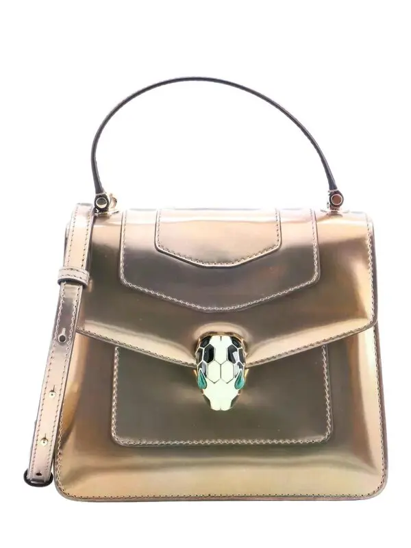 BVLGARI Serpenti Top Handle Bag - Gold