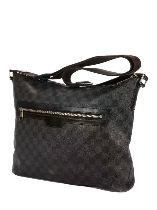 LOUIS VUITTON Gm Mick Damier Graphite Shoulder Bag - Black