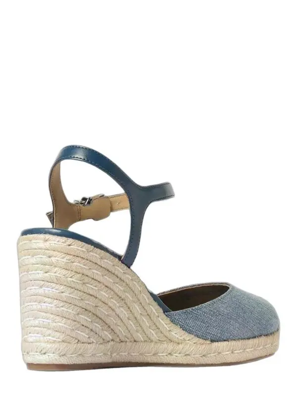 Michael Kors Kenzie Buckle-fastening Wedge Sandals - Blue