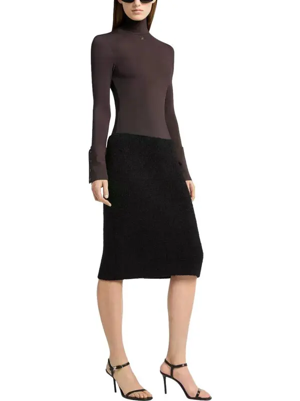 COURREGES Bouclette Midi Skirt - Black