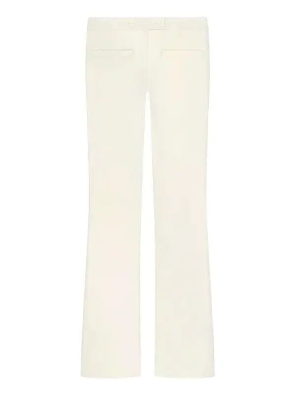 COURREGES White Bootcut Trousers - Neutrals