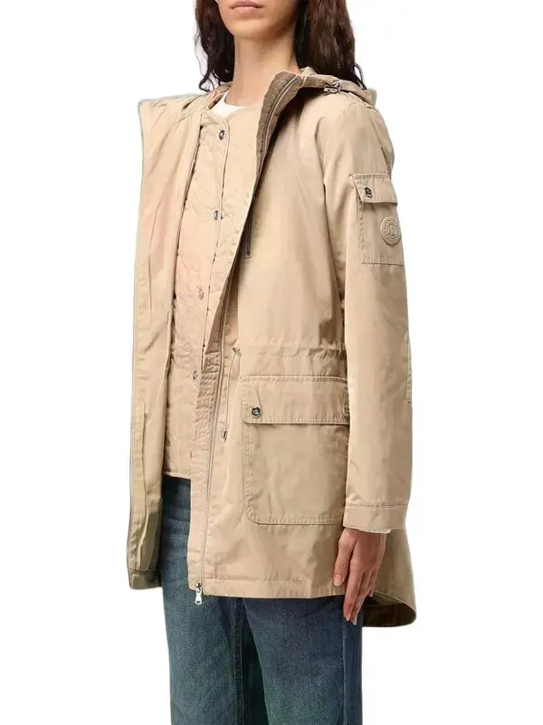 Ralph Lauren Convertible Hooded Coat - Neutrals