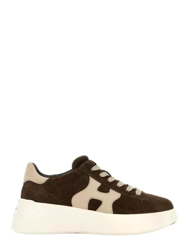 Hogan Rebel Suede Sneakers - Brown
