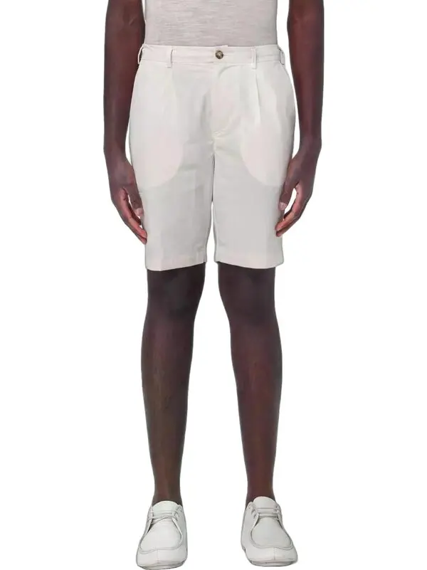 BROOKSFIELD Pleated Bermuda Shorts - Neutrals