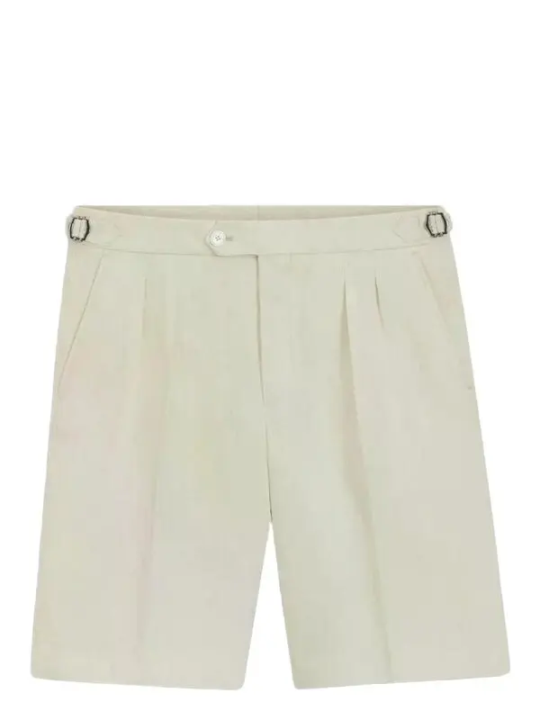 BOSS Pleated Side-adjuster Shorts - Neutrals