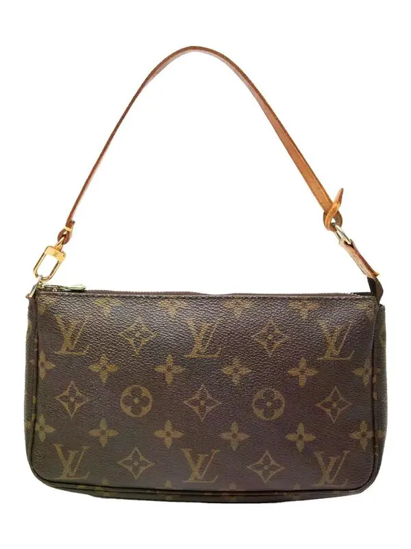 LOUIS VUITTON Monogram Pochette Accessoires Shoulder Bag - Brown