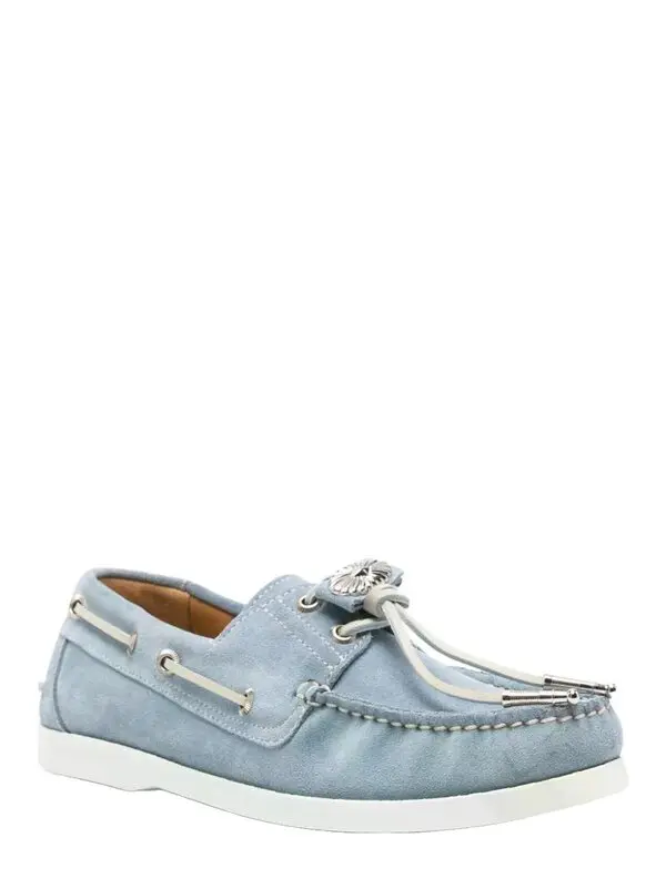 Toga Suede Boat Shoes - Blue