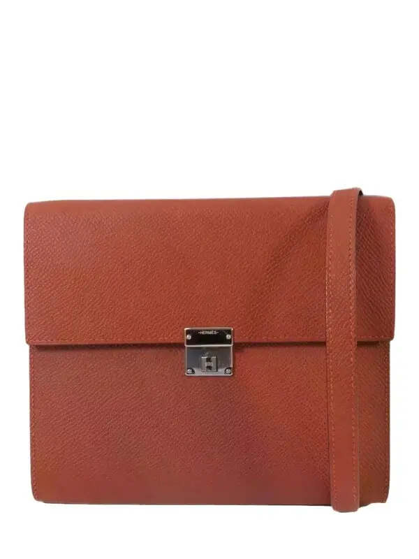 Hermès 16 Clic Leather Shoulder Bag - Brown