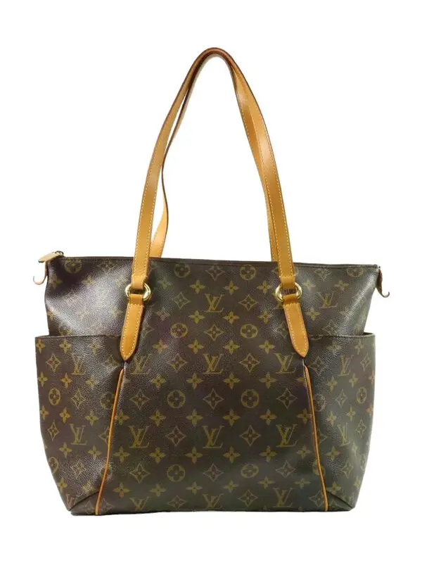 LOUIS VUITTON Monogram Canvas Tote Bag - Brown
