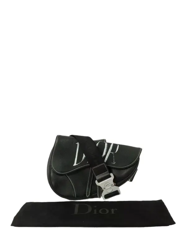 Dior Saddle Alex Foxton Shoulder Bag - Black