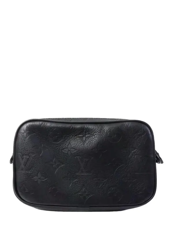 LOUIS VUITTON Monogram Shadow Alpha Mini Shoulder Bag - Black