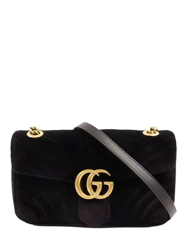 Gucci Gg Marmont Shoulder Bag - Black