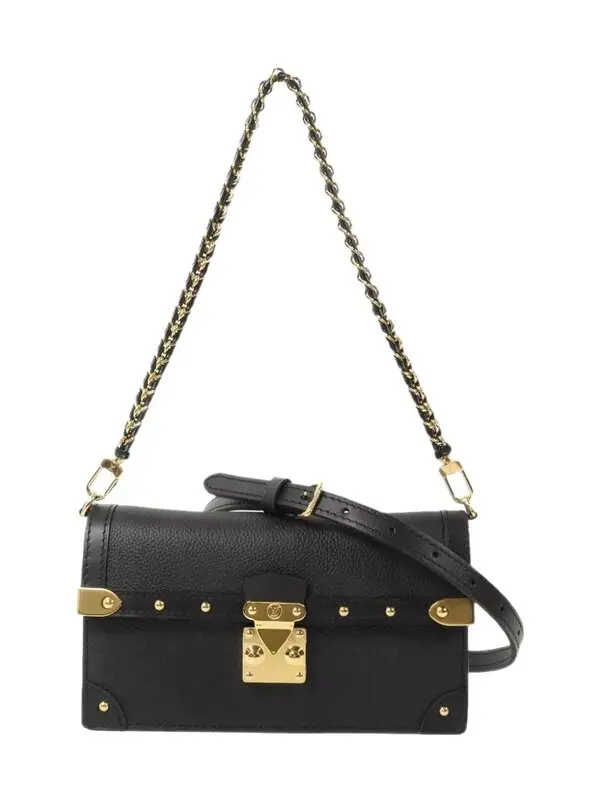 LOUIS VUITTON Trunk Chain Shoulder Bag - Black