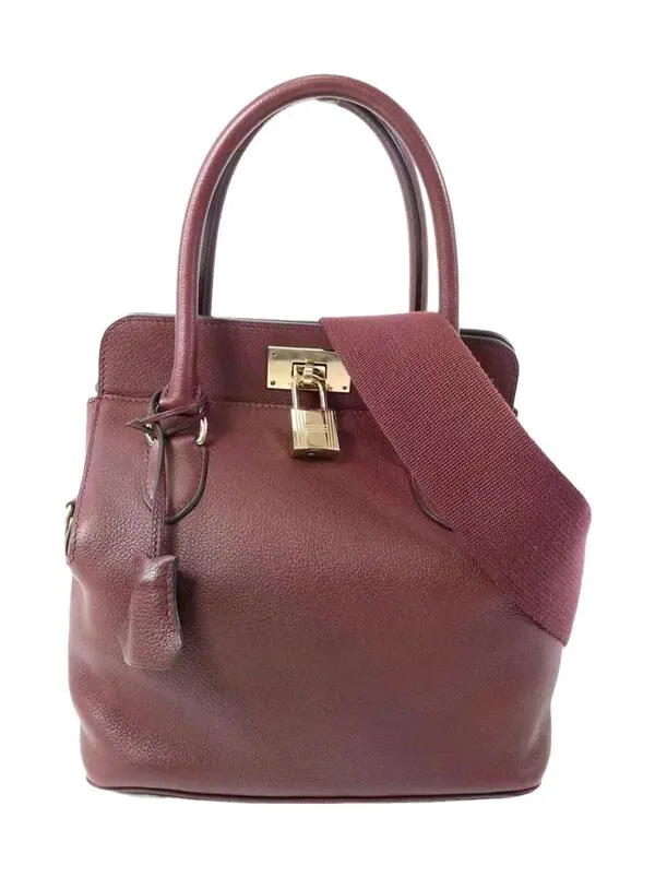Hermès Tool Box 20 Evercolor Shoulder Bag - Red