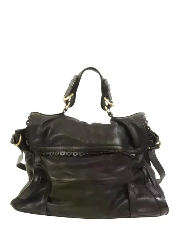 See By Chloé Poya Scalloped-trim Tote Bag - Black