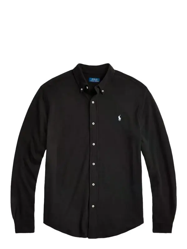 Polo Ralph Lauren Embroidered-logo Shirt - Black