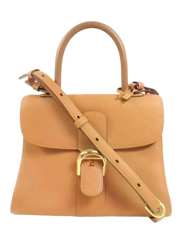 Delvaux Brillant Leather Tote Bag - Brown