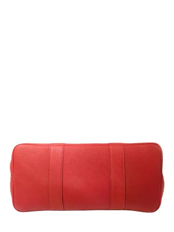 Hermès Garden Party Leather Tote Bag - Red