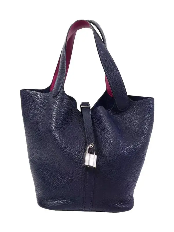 Hermès Mm Picotin Tote Bag - Blue