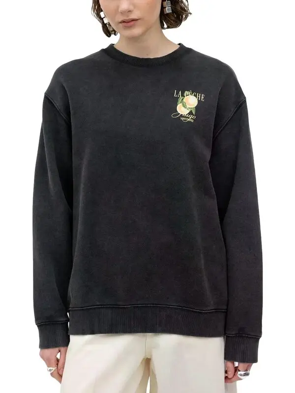 Hugo Graphic Print Sweatshirt - Grey