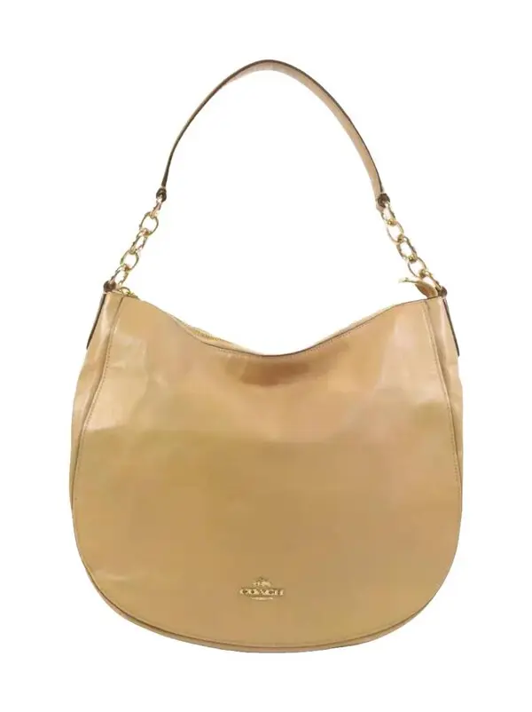 COACH VINTAGE Chain-link Logo Detail Shoulder Bag - Neutrals